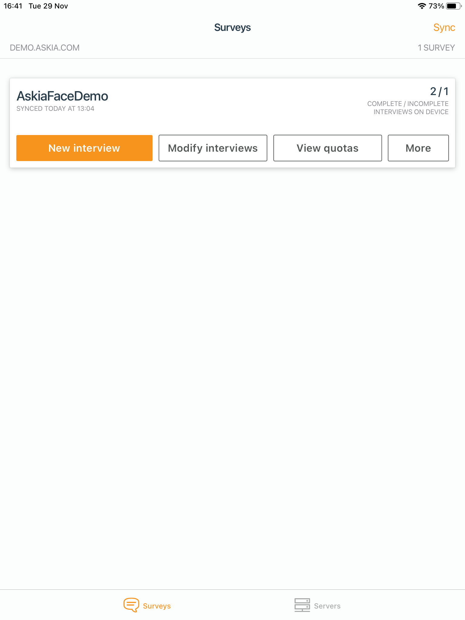 AskiaFace for iOS v3.4.2 - New user interface – Askia Help Centre ...
